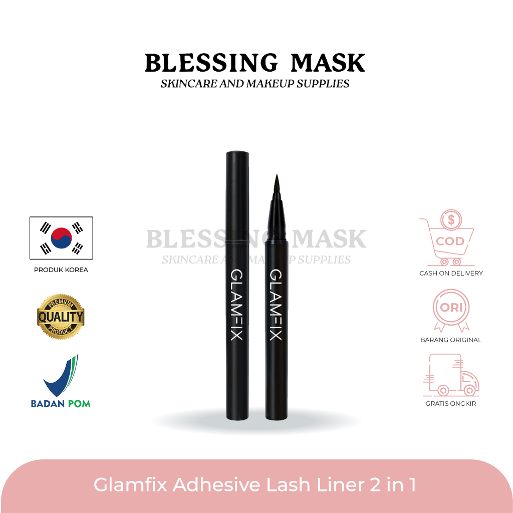 Jual GLAMFIX 2in1 Eyeliner Adhesive Lash Liner | Shopee Indonesia