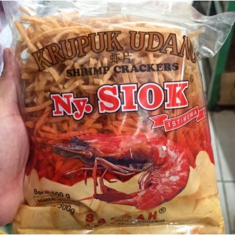 Jual Ny Siok Kerupuk Udang Mentah Stick 500g / Ny. Siok Kerupuk Rasa ...