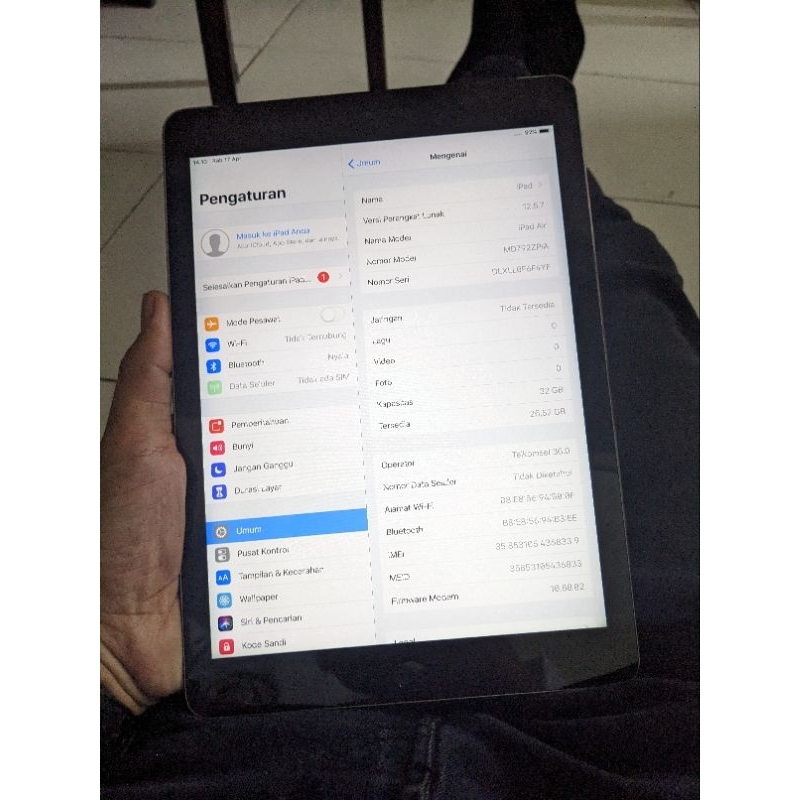 Jual ipad air 1 32gb wifi + cell unit dus | Shopee Indonesia