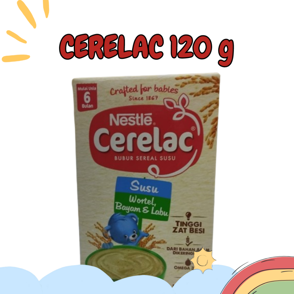 Jual Nestle Cerelac Bubur Sereal Susu 120 gram | Shopee Indonesia