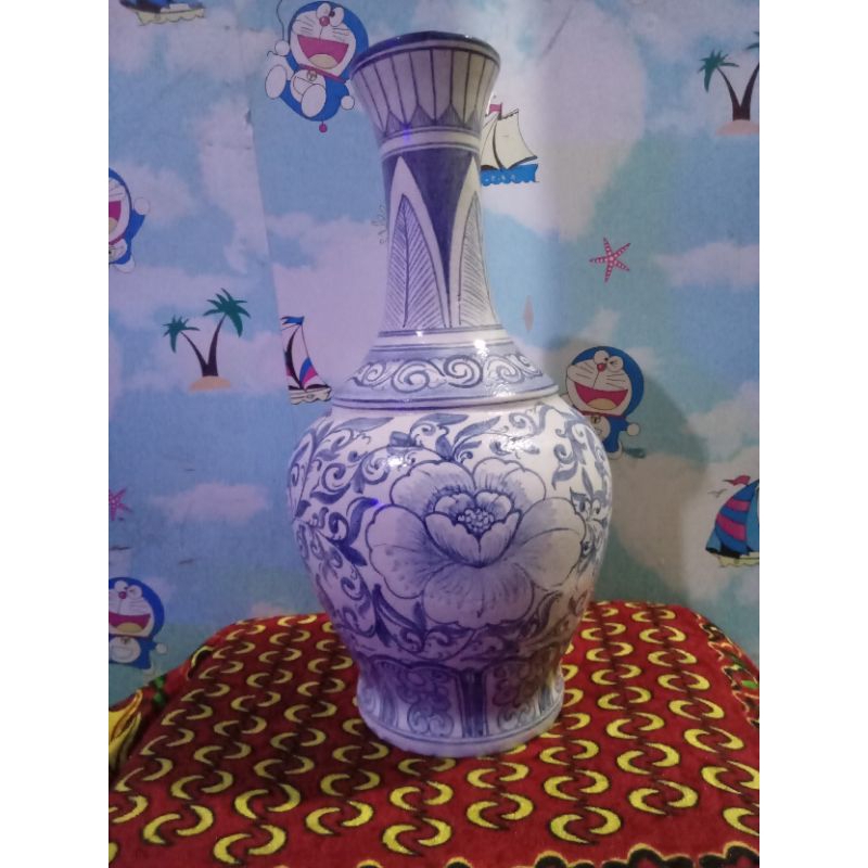 Jual Guci/Vas motif bunga keramik antik | Shopee Indonesia