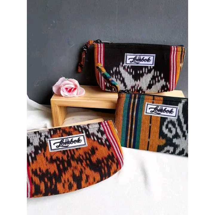 Jual Dompet Pouch Tenun Lombok Original | Shopee Indonesia