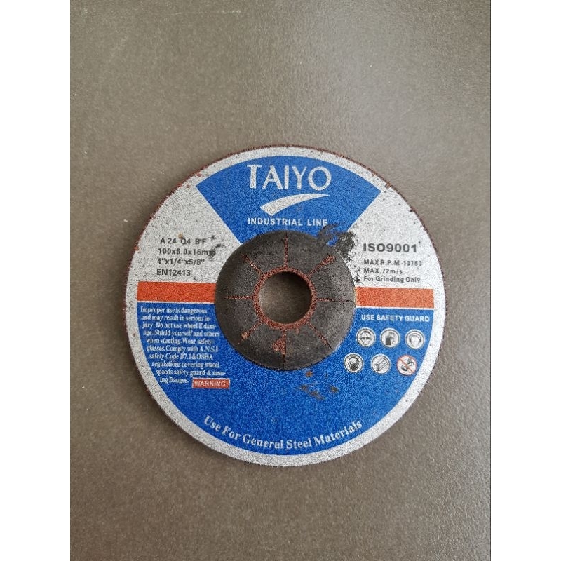 Jual TAIYO Mata Gerinda / Batu Gerinda Poles 4" Inch | Shopee Indonesia