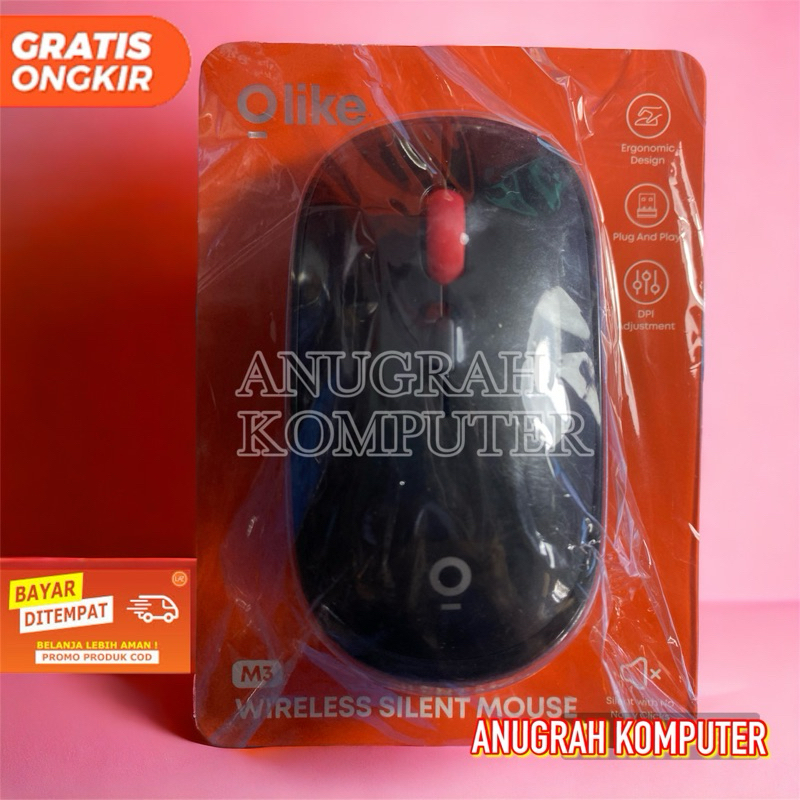 Jual OLIKE M3 WIRELESS SILENT MOUSE ORIGINAL | Shopee Indonesia