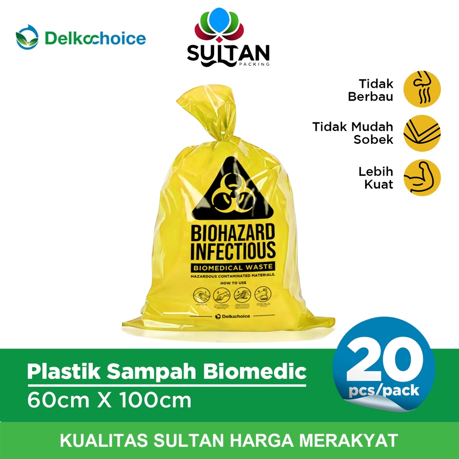 Jual Kantong Plastik Sampah BioHazzard Plastik Sampah Limbah Medis ...