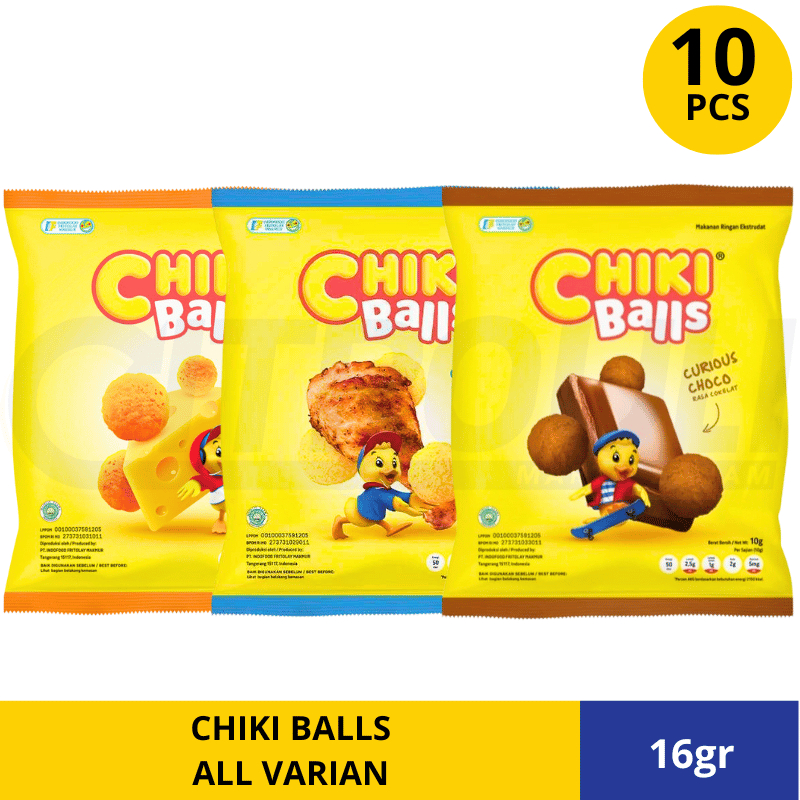 Jual ISI 10pcs/1 RENTENG CHIKI BALL 16gr (ALL VARIAN) | Shopee Indonesia