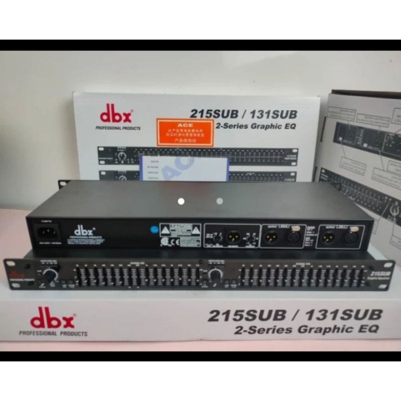 Jual Equaliser DBX 215 Plus Output SubwooferEqualiser DBX 215 Plus ...