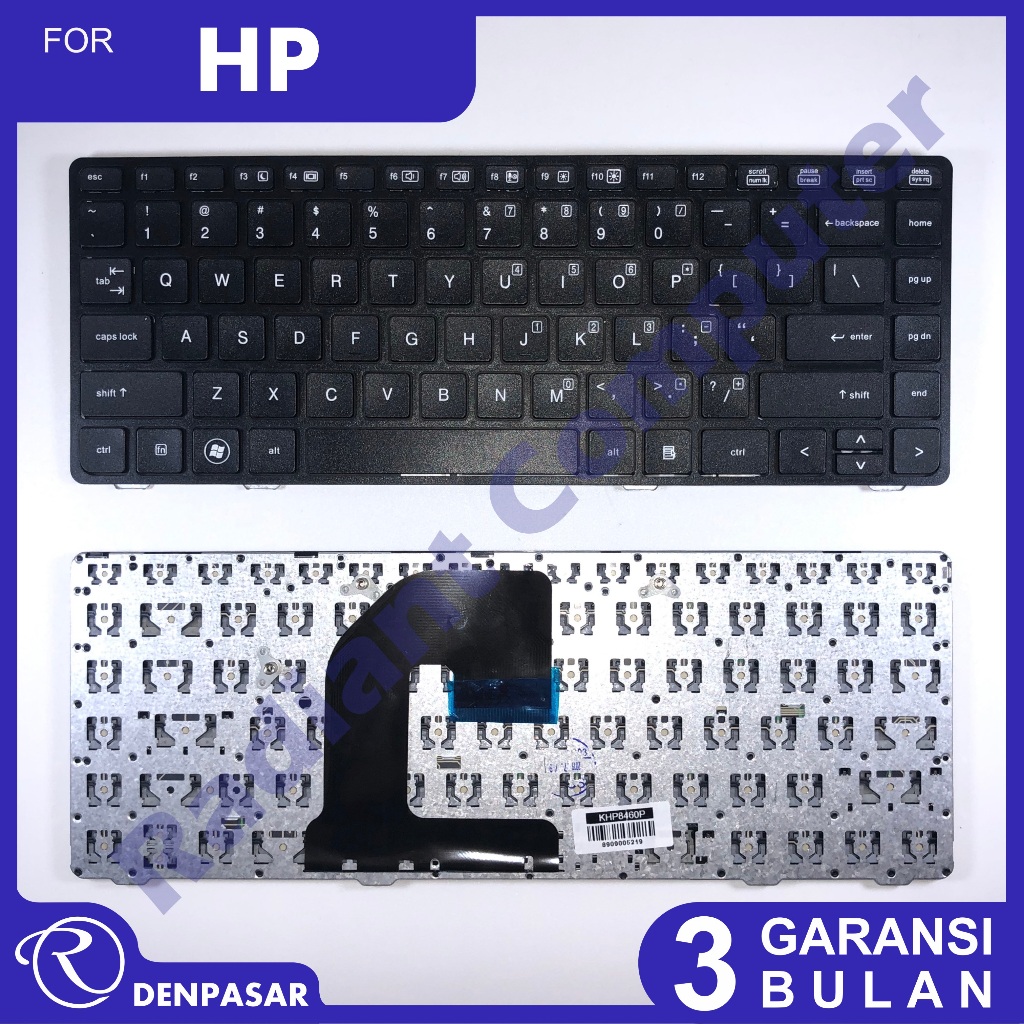 Jual Keyboard HP Elitebook 8460 series, dengan frame | Shopee Indonesia