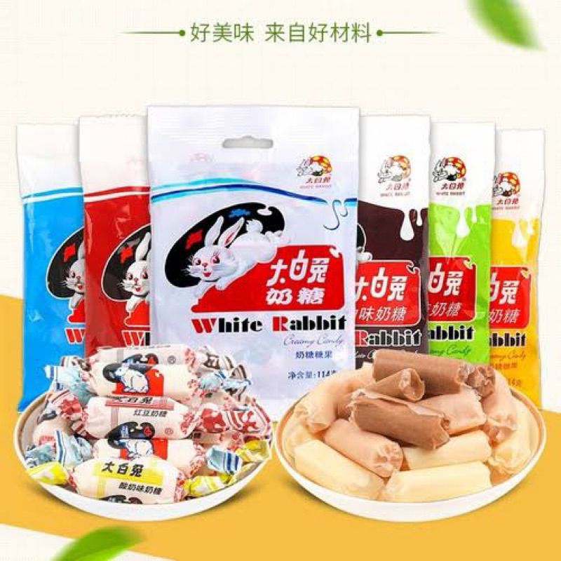 Jual [Non Halal] White Rabbit Candy 180g Permen Susu White Rabbit ...
