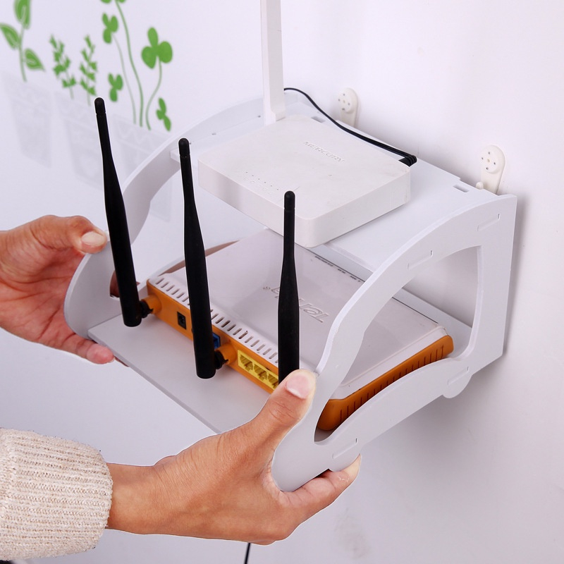 Jual rak wifi dinding tempel tempat router stb | Shopee Indonesia
