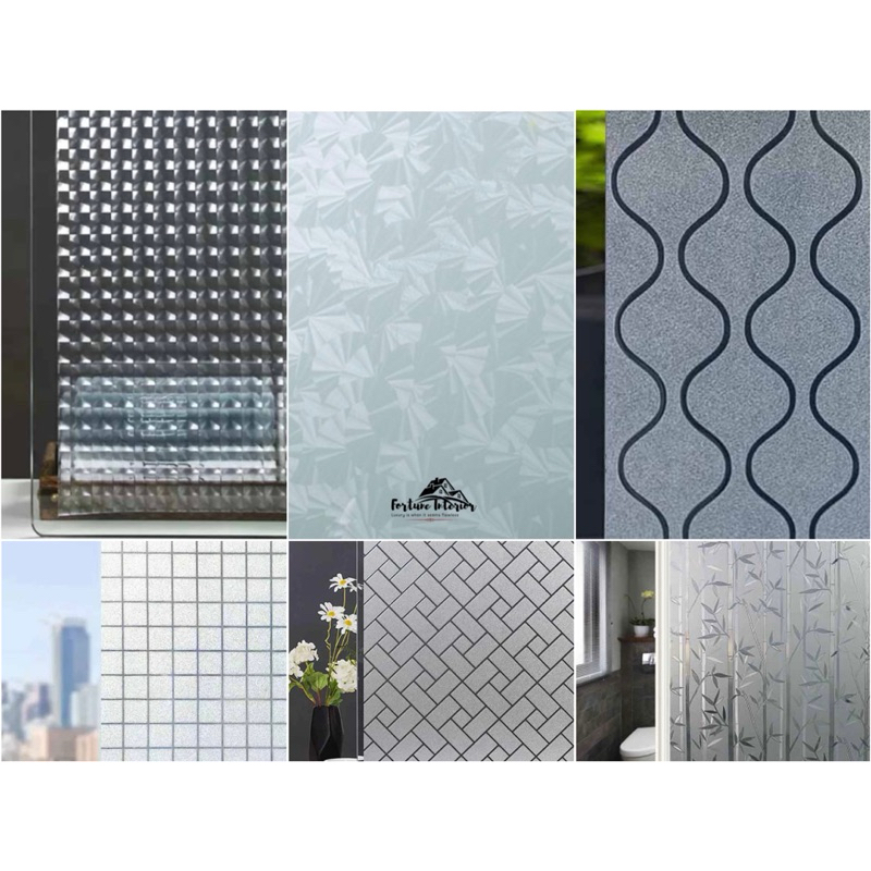 Jual Wallpaper Sticker kaca glass film stiker pintu jendela sandblast ...