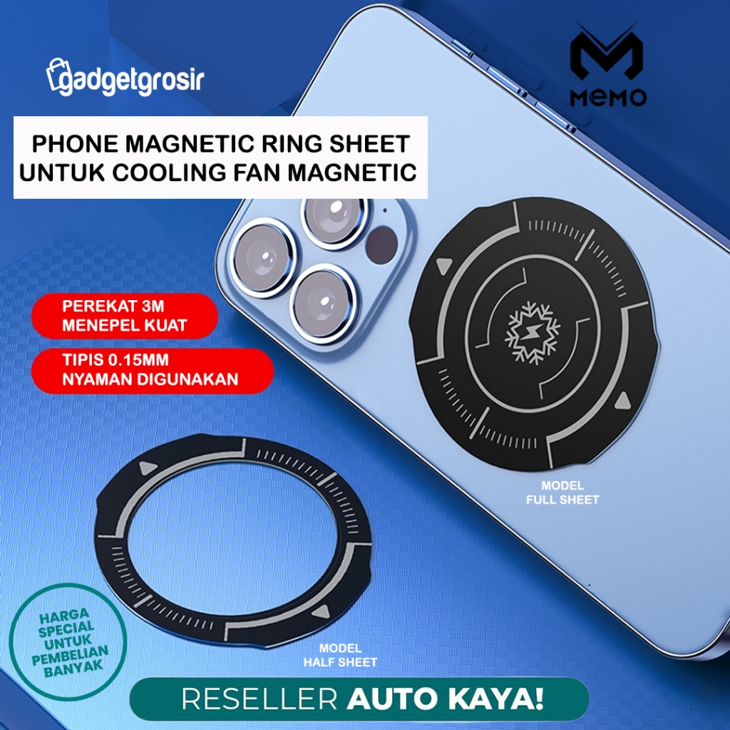 Jual Memo Magnetic Ring Sheet Tempel Lempengan Plat Besi Bulat Untuk ...