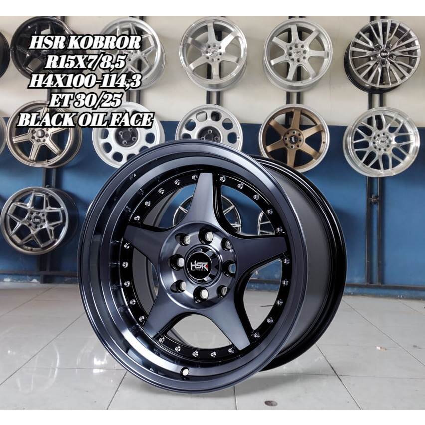 Jual Velg Mobil Celong Ring 15 HSR KOBROR R15 Lebar 7/8,5 Pcd 4X100 4x114,3 | Birawa Jogja ...