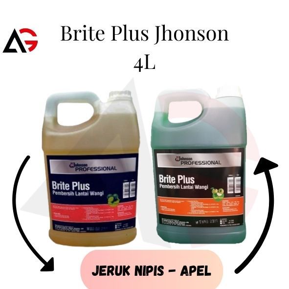 Jual Brite Plus Jhonson - Cairan Pembersih Lantai 4L | Shopee Indonesia