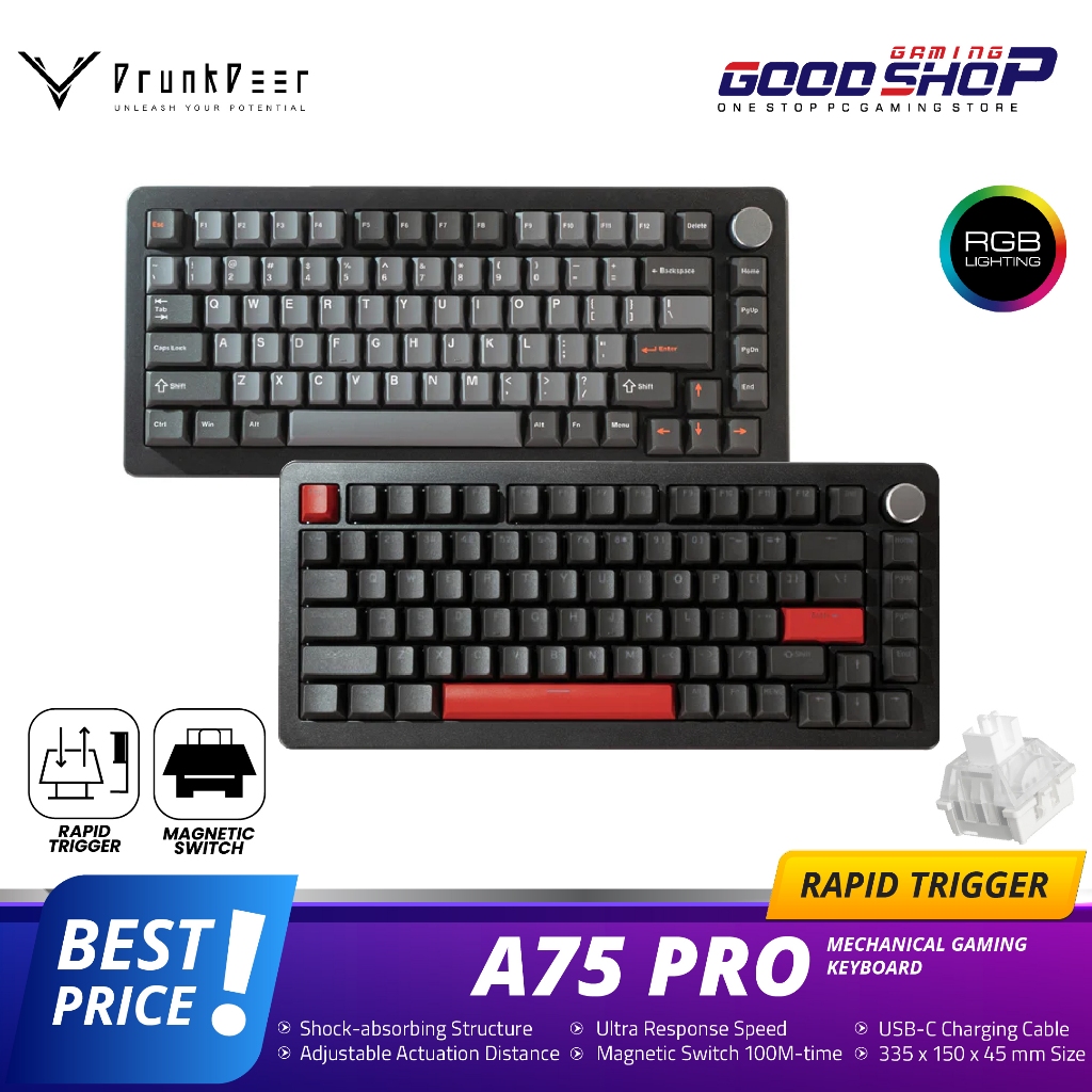 Jual DrunkDeer A75 Pro / A 75 Pro / A75Pro Wired Actuation-Distance ...