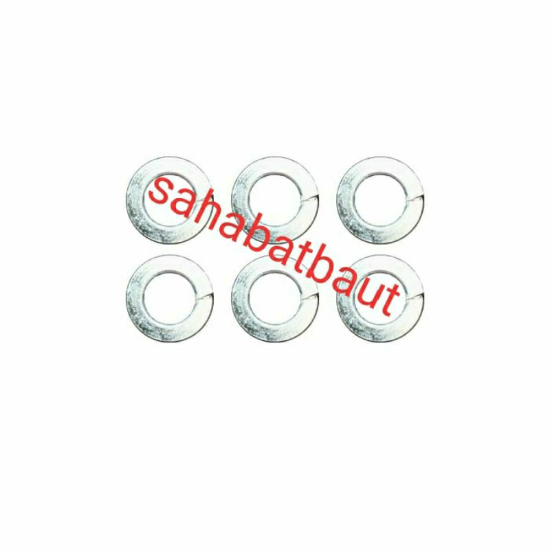Jual M4 M5 M6 M8 ring per besi putih galvanis 4mm 5mm 6mm 8mm spring ...