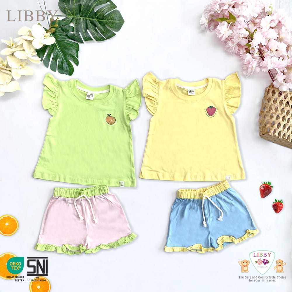 Jual LIBBY Baby | Setelan NIJI Set (( GIRL )) Cotton Sablon Mixed | 9 ...