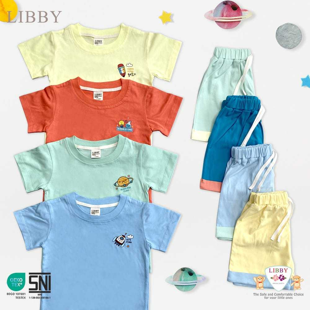 Jual LIBBY Baby | Setelan NIJI Set (( BOY )) Cotton Sablon Mixed | 9 ...