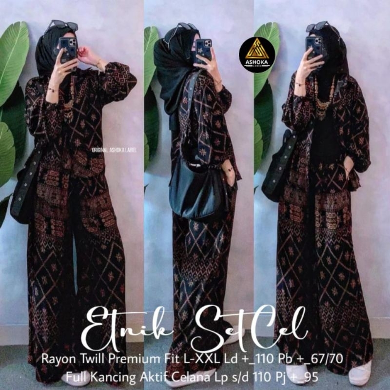 Jual ETNIK SET CEL ORIGINAL BY ASHOKA | Shopee Indonesia