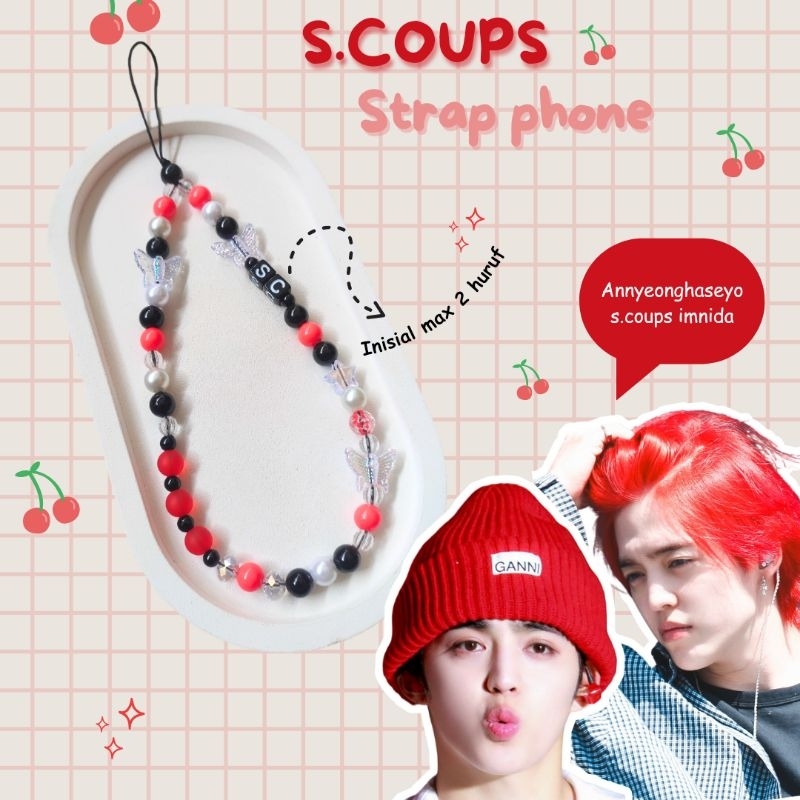 Jual SEVENTEEN S.COUPS INSPIRED PHONESTRAP | Strap Handphone Seungcheol ...