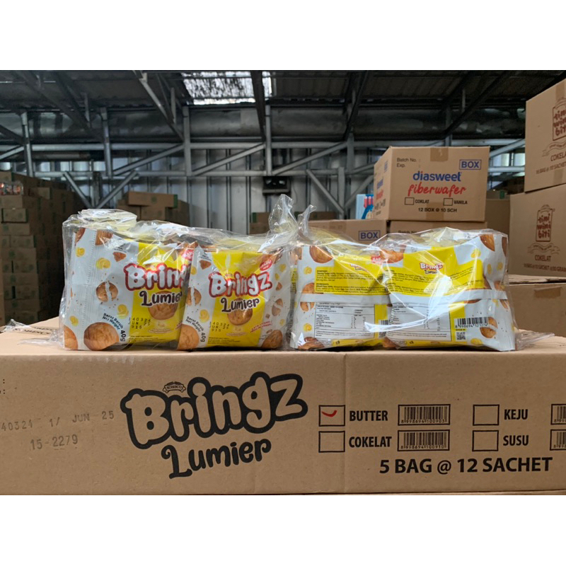 Jual Bringz Lumier Cookies Lembut Rasa Butter Kemasan 1 plastik isi 12 ...