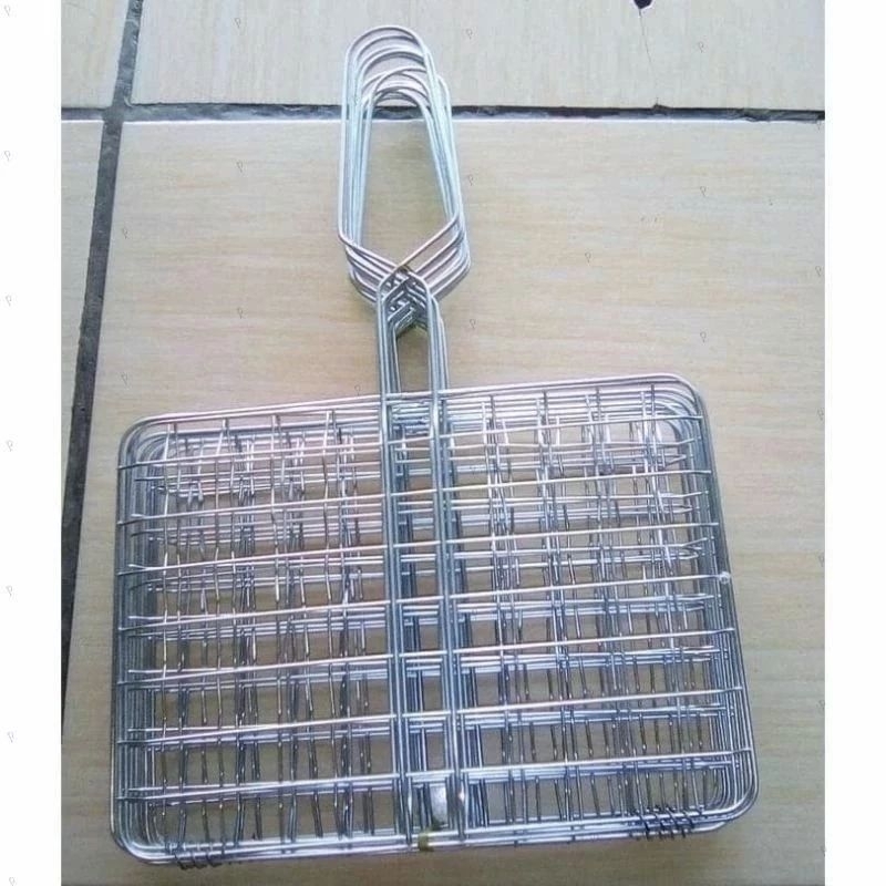 Jual alat panggang ikan/ alat bakar ayam kawat/ panggang cod | Shopee ...