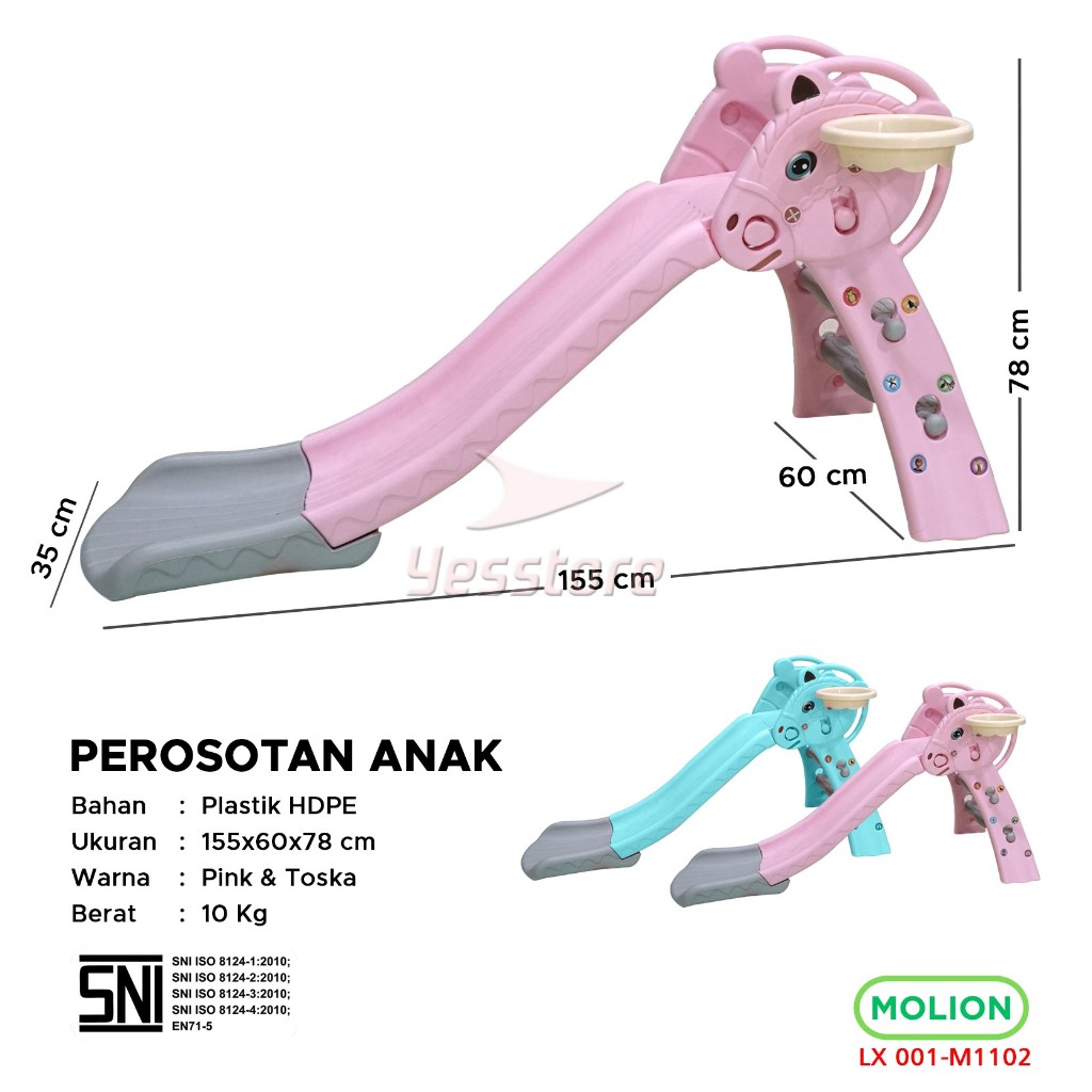 Jual MOLION SNI Mainan Seluncuran Perosotan Anak Prosotan Ayunan Anak ...