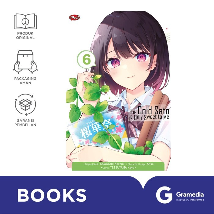 Jual Gramedia MKG - Buku Komik Remaja The Cold Sato Is Only Sweet To Me 06 (KAZAMI SAWATARI ...