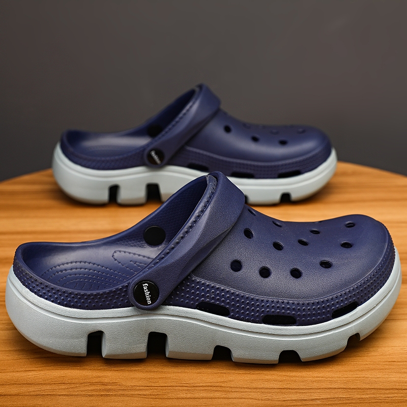 Jual COD Fashion Sandal Pria Ringan Casual Sendal Kodok Classic Clog ...