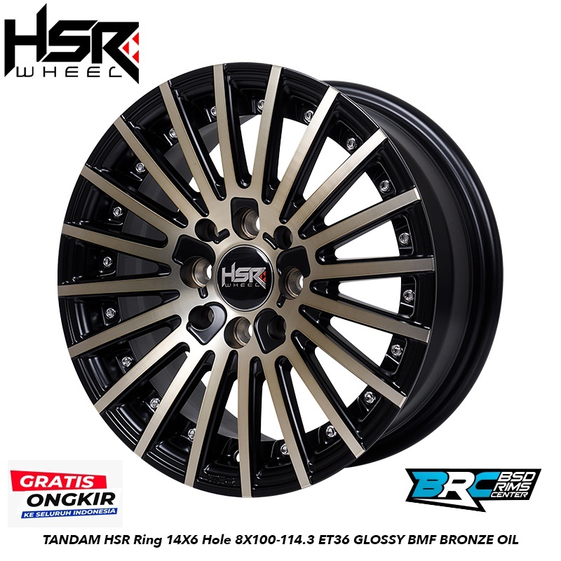 Jual VELG RACING BUAT MOBIL DAIHATSU SIGRA TOYOTA CALYA RING 14 HSR ...