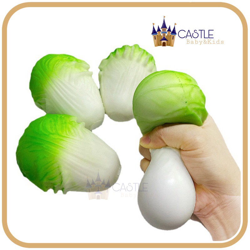 Jual Mainan Squishy Sayur Sawi Putih Mainan Pencet Anti Stress | Shopee ...