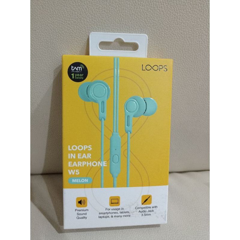 Jual Headset Earphone Loops W5 (New-Original) | Shopee Indonesia