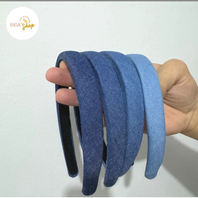 Jual Bando Busa Denim PREMIUM Polos Korea ukuran 2cm | Shopee Indonesia
