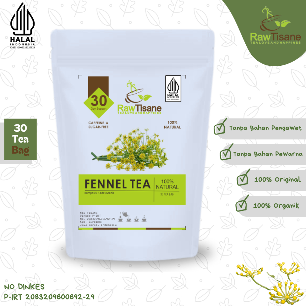 Jual RAW TISANE Fennel Tea : Fennel Seeds Tea / Teh Biji Adas Manis (30 ...