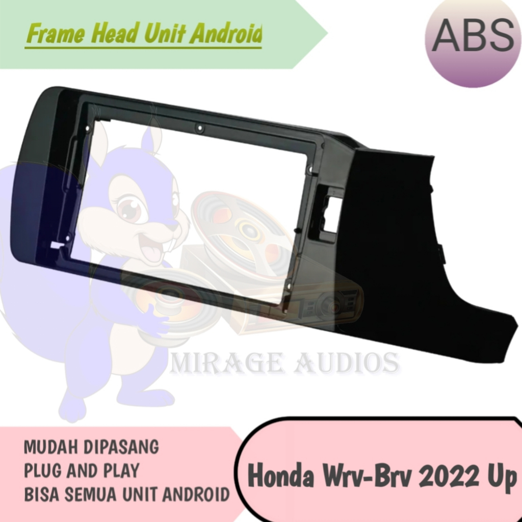 Jual Frame Head Unit Android For Honda Brv - Wrv 2022 up 9 inch ...