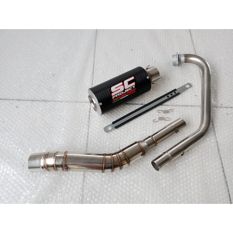 Jual Knalpot Racing Sc Project Karbon Pnp R15v2 Cbr150r Vixion Tiger ...