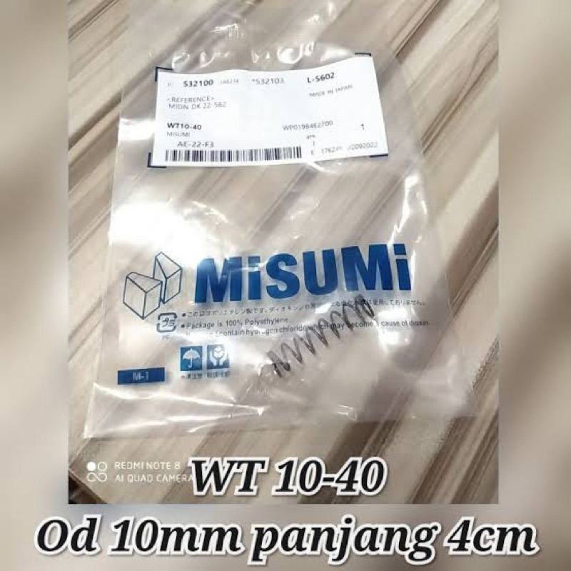 Jual Per misumi bulat WT Panjang 4cm od10 - mizumi bulat WT 4cm od10mm | Shopee Indonesia