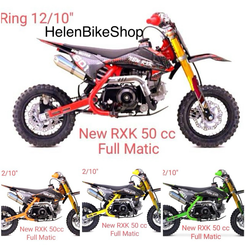 Jual Motor Aki matic New RXK 50Cc bensin murni | Shopee Indonesia