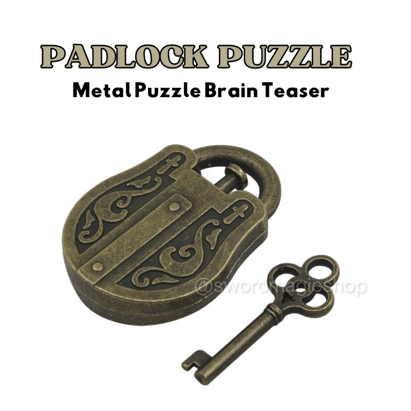 Jual Padlock Puzzle Metal - Padlock Puzzle - Puzzle Gembok - LockPuzzle ...