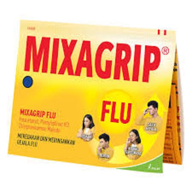 Jual MIXAGRIP Flu Kaplet Meredakan Meringankan Gejala Flu Tablet Kuning ...