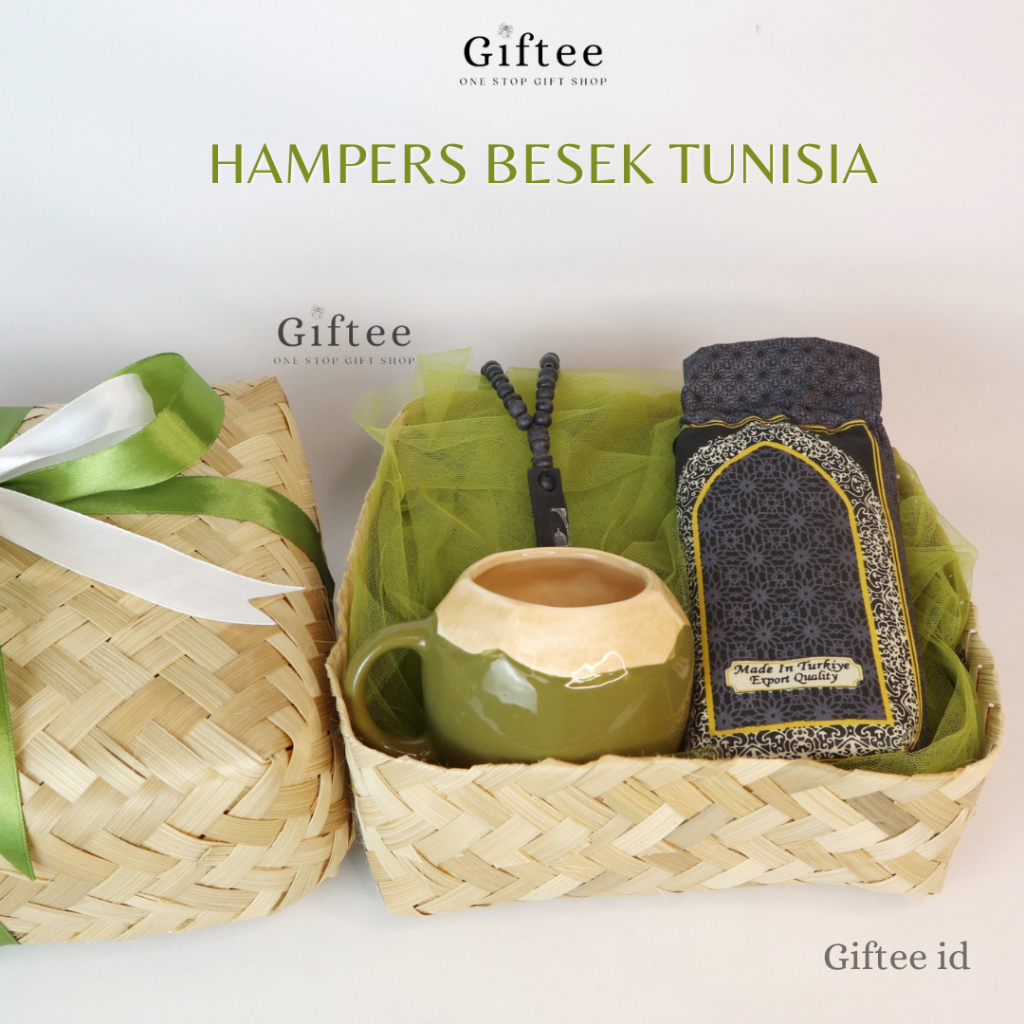 Jual HAMPERS LEBARAN BESEK TUNISIA SAJADAH TRAVEL MUG COCO GELAS ...