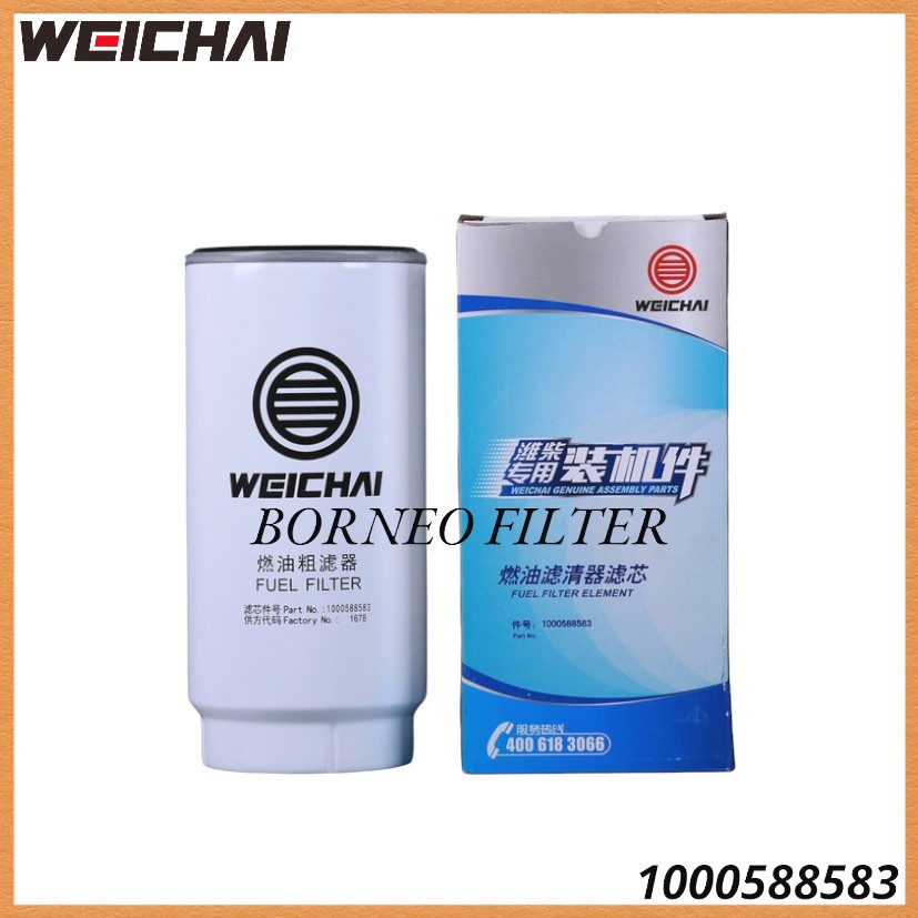 Jual 1000588583 Weichai Genuine Fuel Filter Water Separator ...