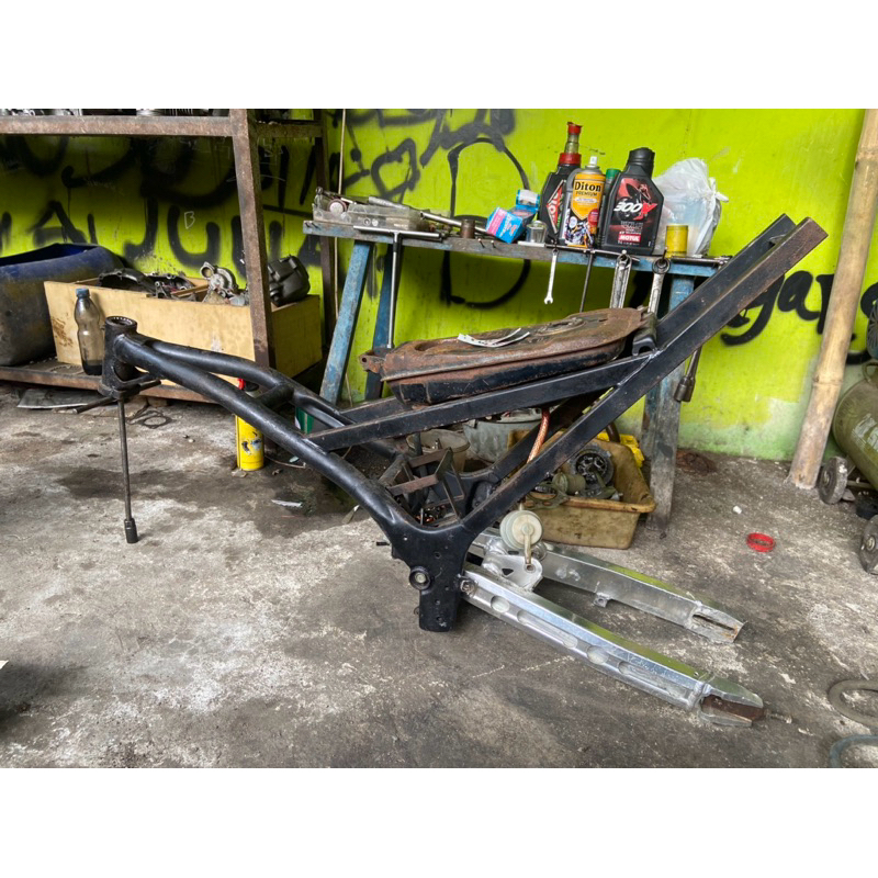 Jual FRAME RANGKA SATRIA FU WUNGKUL/PORTING 155/200cc STANDAR MODIF ...