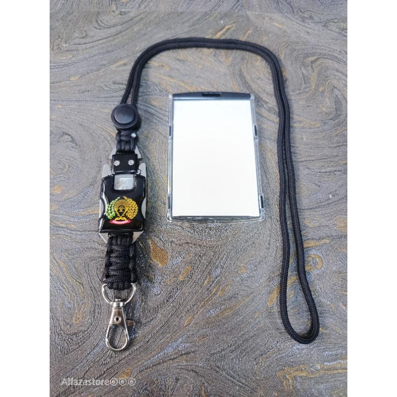 Jual Tactical lanyard holder id card logo kemenkumham ri lapas | Shopee ...
