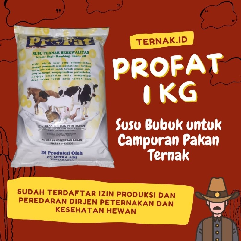 Jual Susu Profat Campuran pakan Ayam broiler Kambing Sapi | Shopee ...