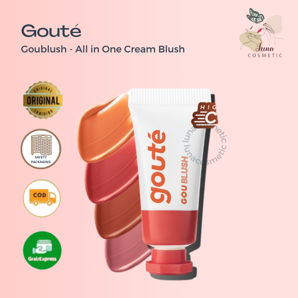 Jual Gouté Goublush - All in One Cream Blush for Blush On, Eye Shadow ...