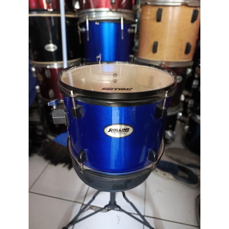 Jual Tom drum rolling 12" biru | Shopee Indonesia
