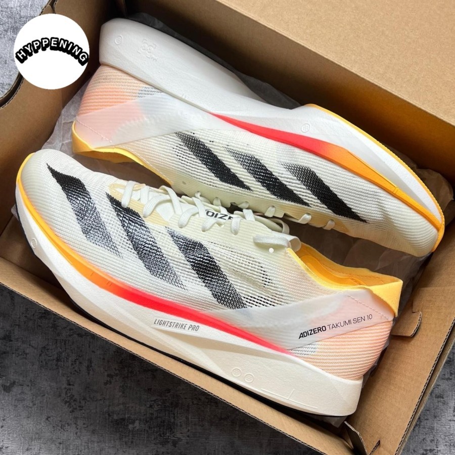 Jual ADIDAS ADIZERO TAKUMI SEN 10 IVORY CRYSTAL IG8202 | Shopee Indonesia