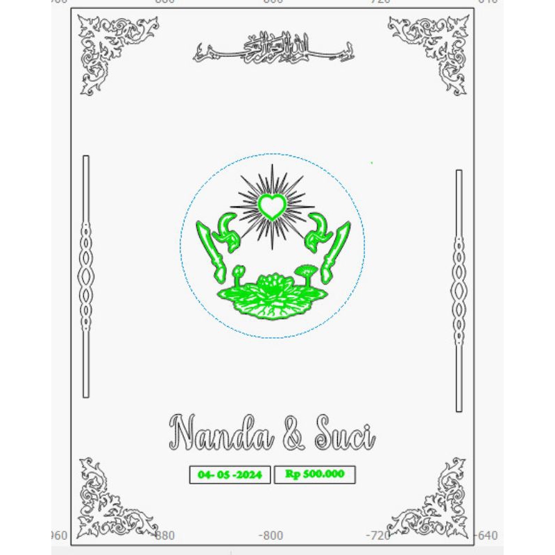 Jual kode 162 dekorasi logo psht lambang pencak silat setia hati gambar ...