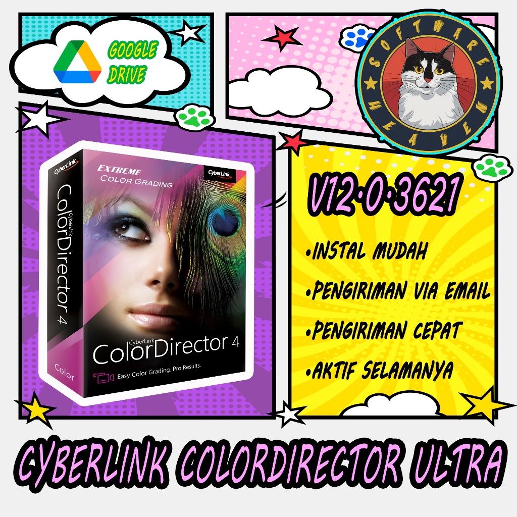 Jual Cyberlink ColorDirector Ultra 2024 v12.0.3621.12 Full Version ...